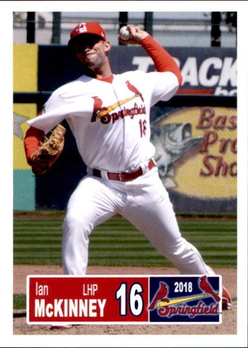 2018 Springfield Cardinals Grandstand #19 Ian McKinney Orlando Florida ...