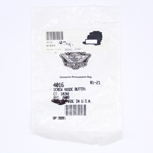 Harley-Davidson Screw Part Number - 4016 | eBay