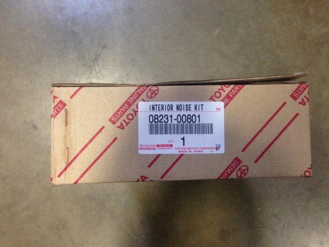 0823100801 Genuine Toyota Noise Kit 08231-00801 for sale online | eBay