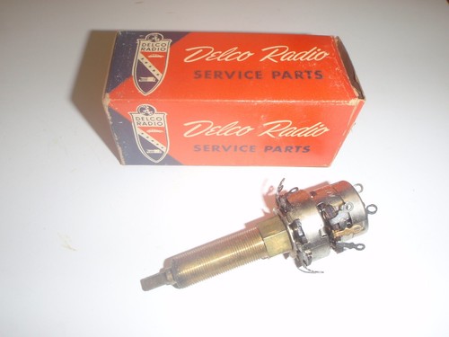 NOS Original GM DELCO RADIO Volume Control 49 50 Pontiac 1949 1950 NEW ...