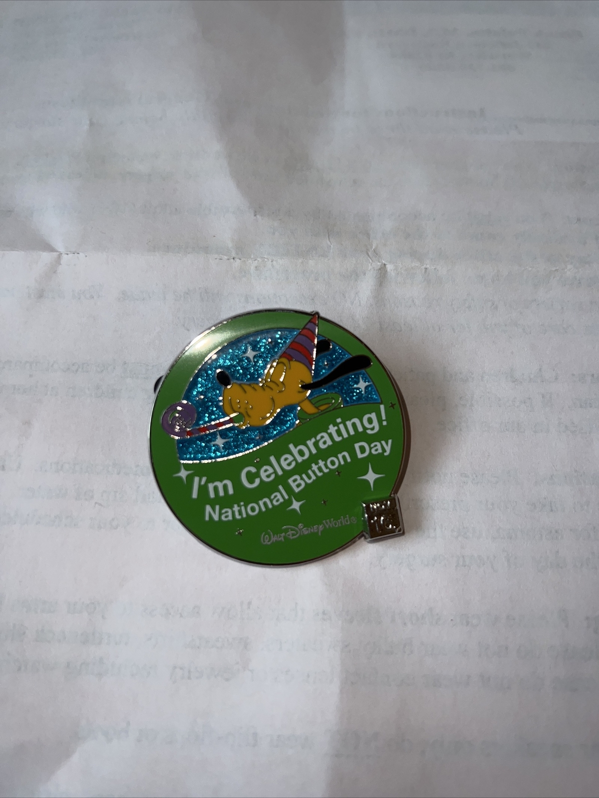 Pluto National Button Day Pin 2020 Disney Parks Celebrate Today LE 4000 ...