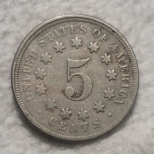 1867 United States Of America 5 Cents Type 2 No Rays | eBay
