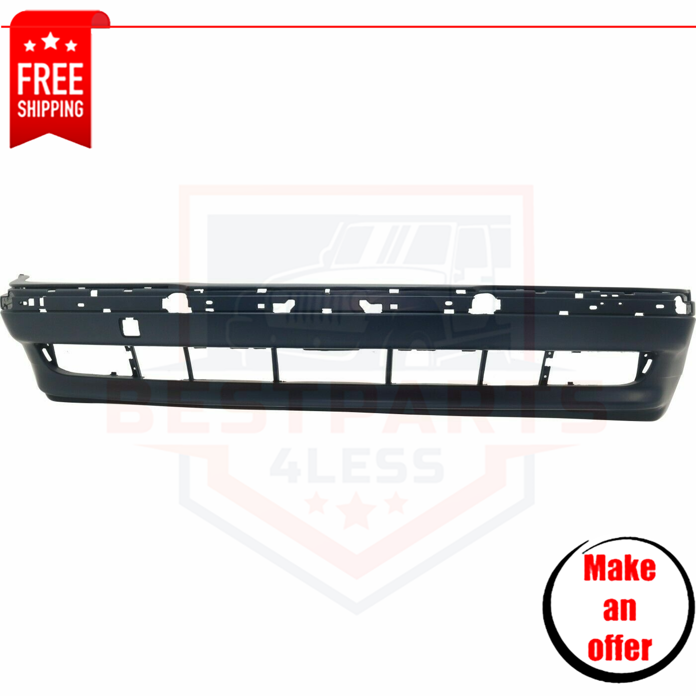 Bumper Cover Primed Fits BMW 740i 1995-2001 Front Side Bm1000120 ...