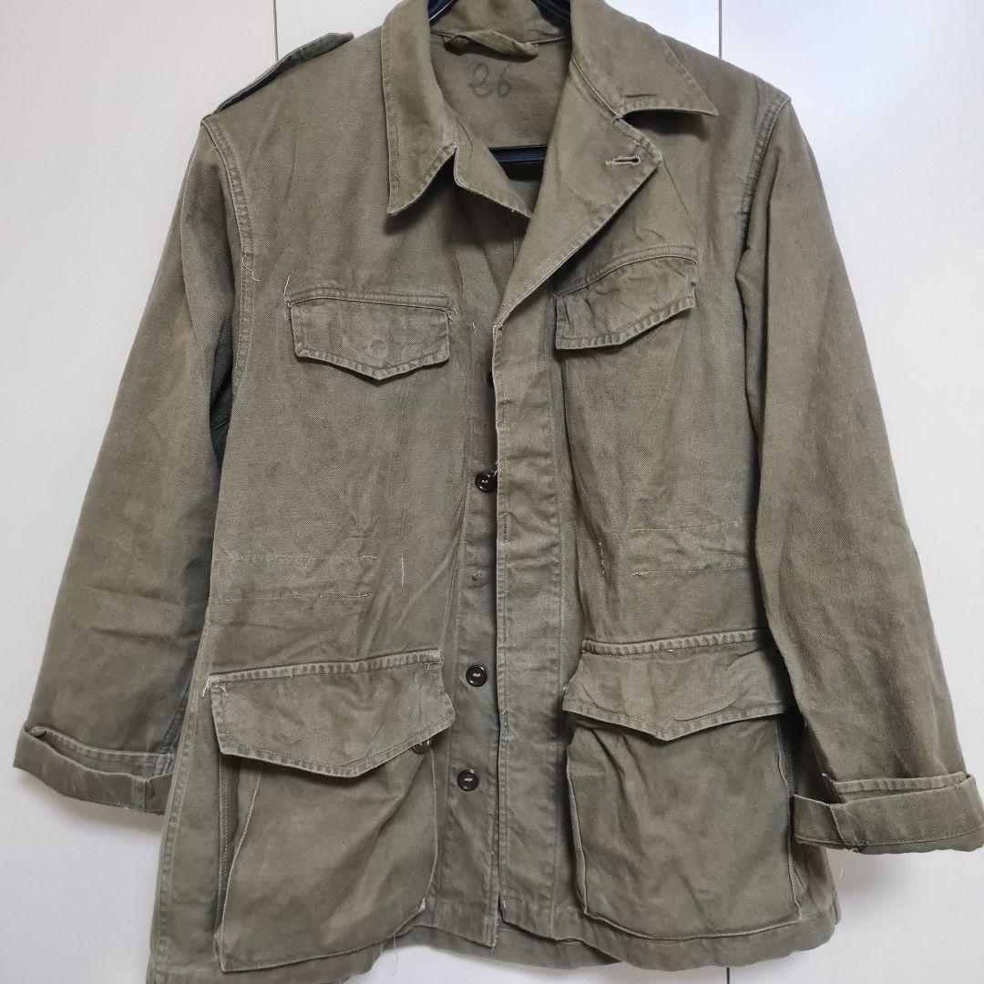 French Army Jacket Rare 1940 Military Unisex - Gem