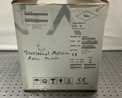 Ventana Medical Systems Ebar II Thermal Label Printer | eBay