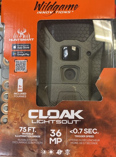 Wildgame Innovations WGI-WRTH2LO V2 36MP Cloak Lightsout Trail Camera ...