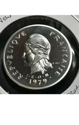 1979 FRENCH NEW CALEDONIA 100 FRANCS SILVER PIEDFORT Coin Rare | eBay