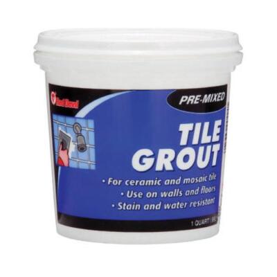 Red Devil 0424 Pre-Mixed Tile Grout, 1 Quart,White, (Pack of 1) | eBay