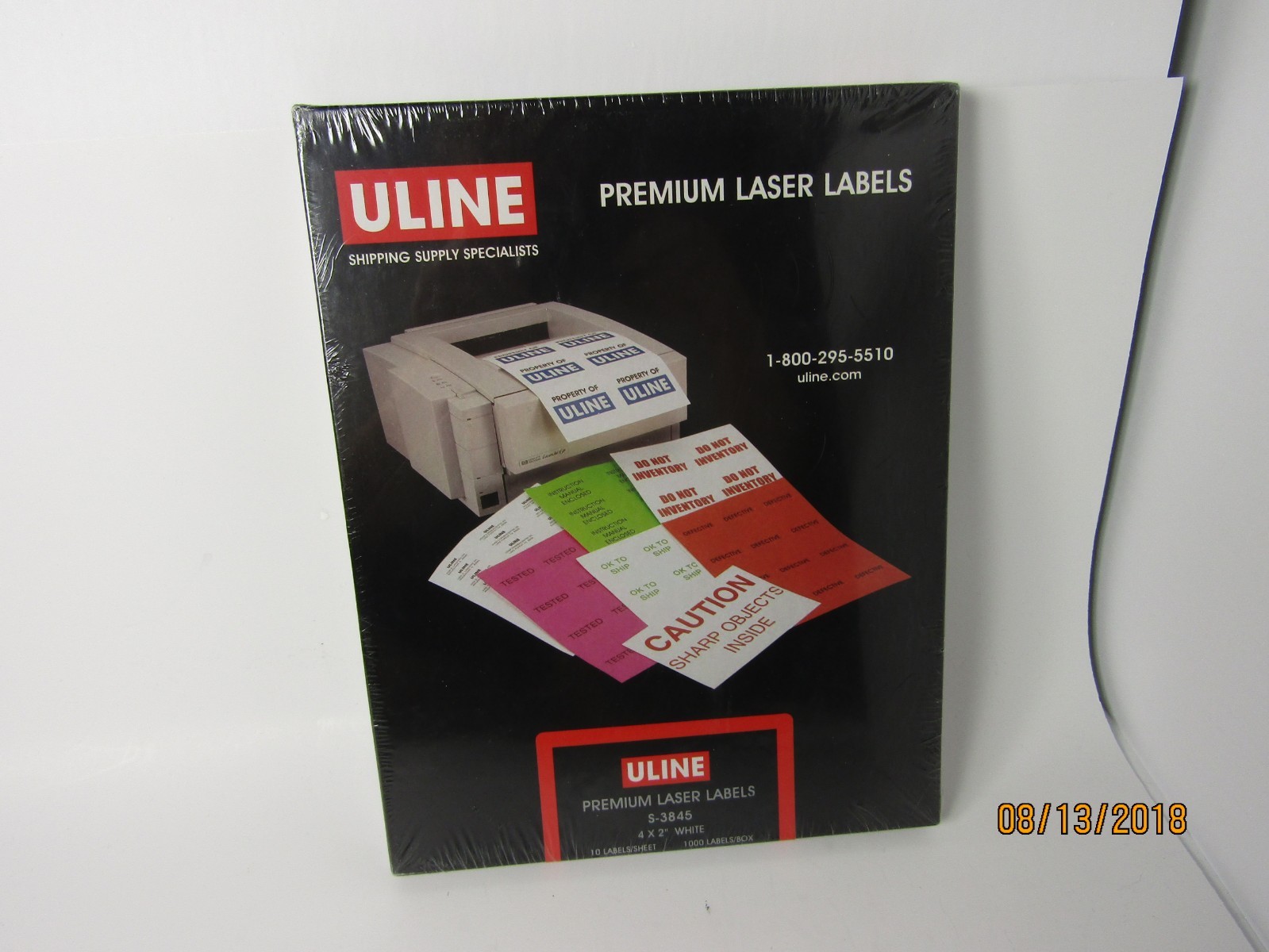Uline Premium Laser Labels - White, 4 x 2" (1000 labels) | eBay