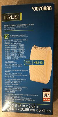 Idylis Humidifier Filter H62-ID #0070888 NIB | eBay