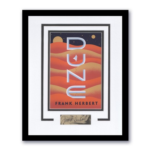 Frank Herbert "Dune" Author AUTOGRAPH Signed Custom Framed 11x14 ...