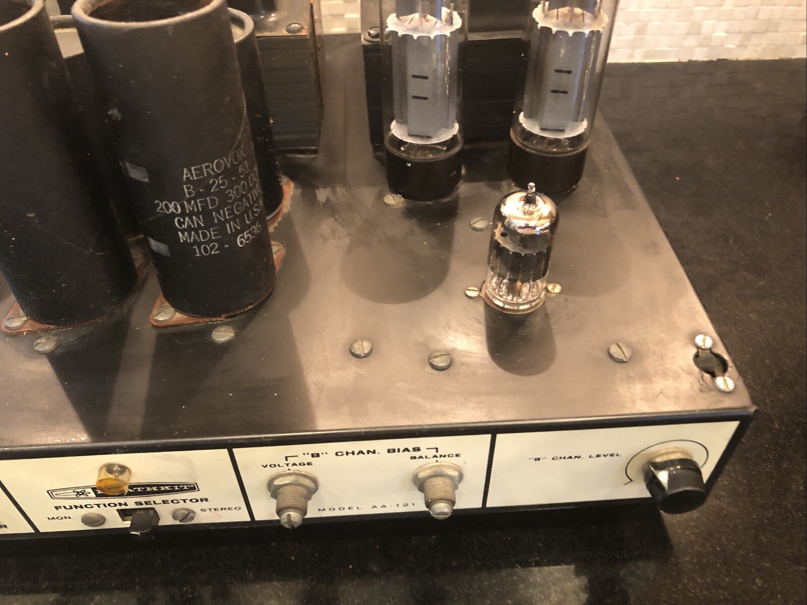 Heathkit AA-121 Daystrom 40 WPC Stereo Tube Amplifier Just Serviced ...