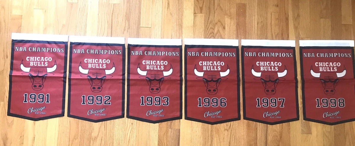 Chicago Bulls Championship Banners