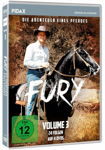 FURY - DIE ABENTEUER EINES PFERDES 1960 Vol. Staffel 3 TV-SERIE 4 DVD ...
