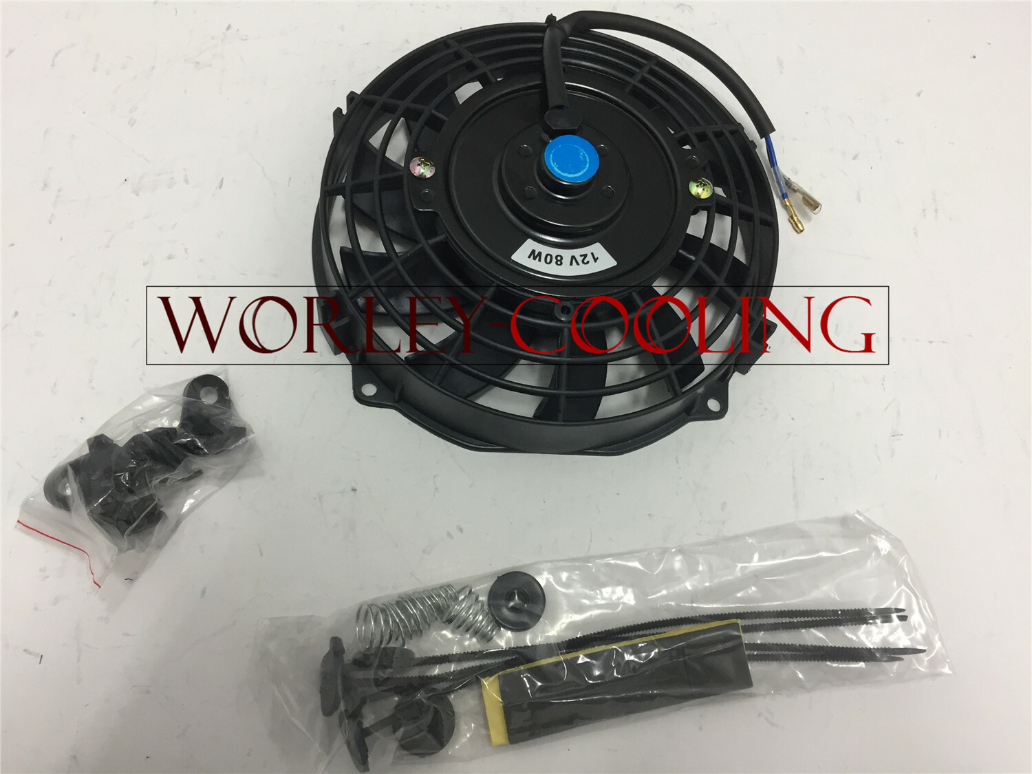 Universal 7 inch 12V volt Electric Cooling Fan Thermo Fan + Mounting ...