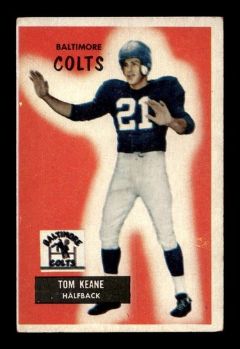 1955 Bowman #30 Tom Keane Colts VG-EX *z3 | eBay