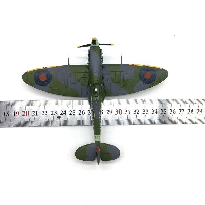 1:72 Alloy Diecast WW2 RAF Spitfire Fighter Aircraf Model Military ...