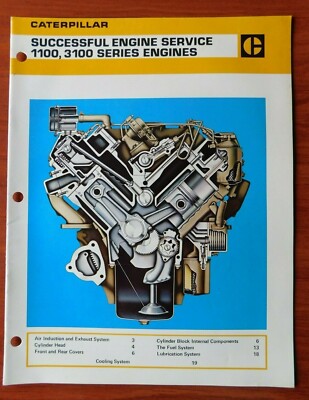 Caterpillar - 1100 3100 Series Engines - Successful Engine Service ...
