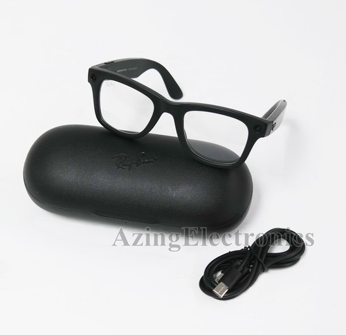 Ray-Ban Stories Wayfarer RW4002 601SM3 Smart Glasses 50mm Matte Black ...