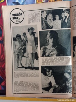 clipping G 913 NANCY TINA FRANK SINATRA VIRNA LISI MARIE LAFORET | eBay