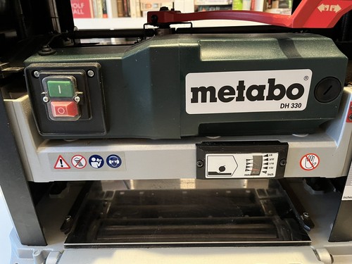 Metabo DH330 240v Planer And Thicknesser Worktop Bench Wood 330mm Wide ...