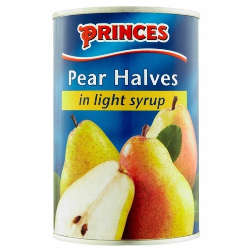 Princes Pear Halves In Syrup - 410g - Pack of 2 5028881485605 | eBay