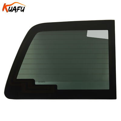 Left Driver Side Rear Window Sliding Glass w/Heated For Ford F250 F350 ...