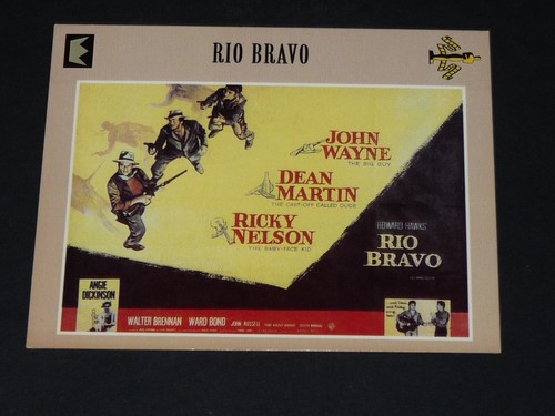 DUE EMME CARD 1996 CINEMA FILM #141 RIO BRAVO HAWKS JOHN WAYNE DEAN ...