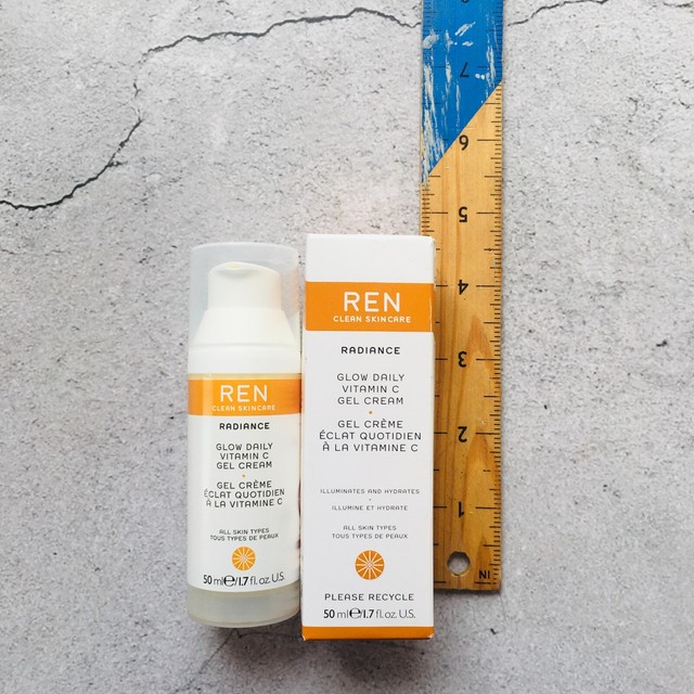 REN Radiance Glow Daily Vitamin C GEL All Skin Types Cream 50ml Women ...