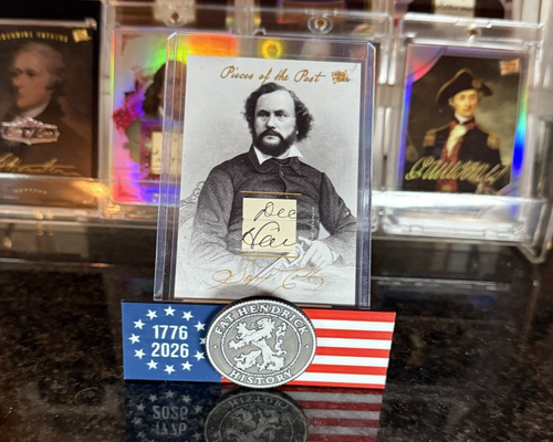 PIECES OF THE PAST 2023 HAND WRITTEN RELIC SAMUEL COLT #29 | eBay
