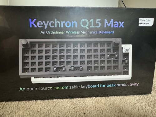 Keychron Q15 Max Ortholinear 65% Wired/Wireless/BT Custom Mechanical ...