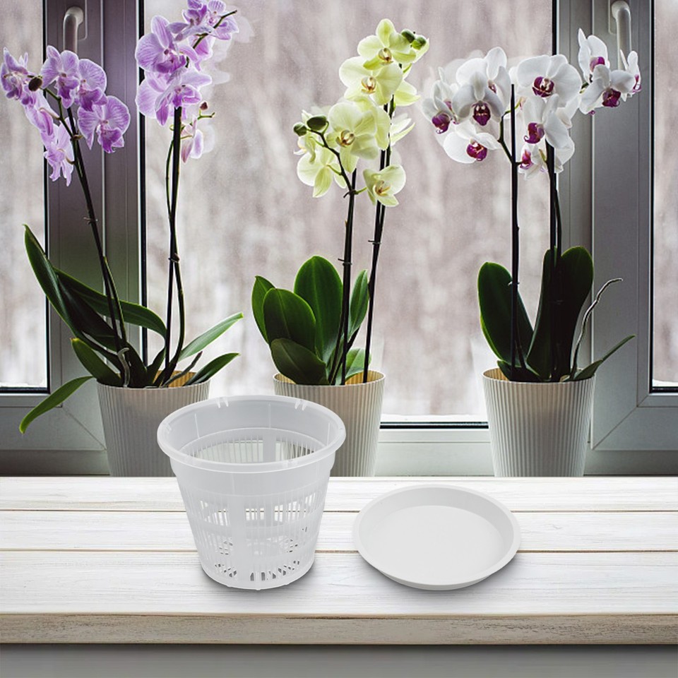 Tray Flower Pot High-quality Corrosion-resistant Flower Pot Light ...