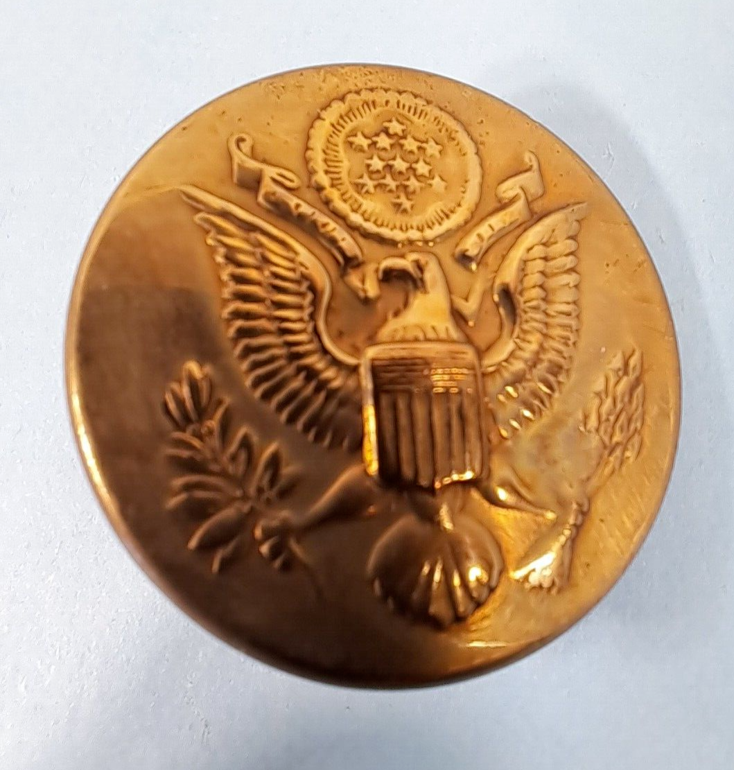 Vintage U.S. Army Enlisted Brass Collar Lapel Pin Badge | eBay