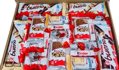 Happy Birthday Kinder Bueno Chocolate Hamper Personalised Thank You ...