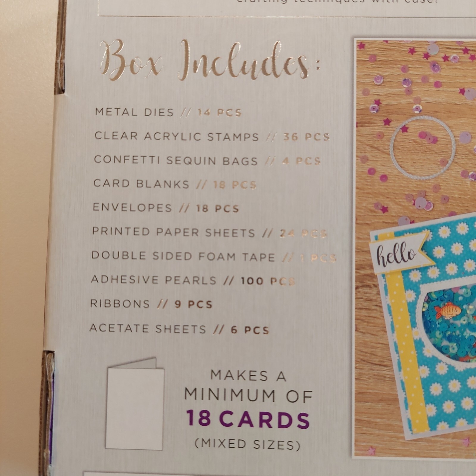 Crafters Companion Shaker Card Craft Kit, Over 225 Elements, makes 18 ...