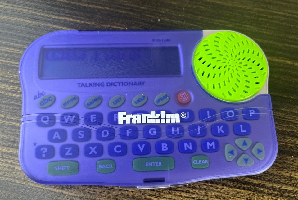 Franklin Talking Dictionary KID-1240 Portable Pocket Dictionary Tested ...
