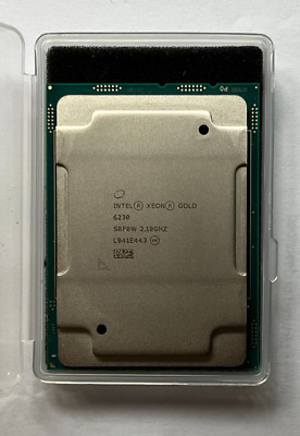 SRF8W Intel Xeon Processor Gold 6230 20-Core 2.10GHZ 125W 27.5MB CPU | eBay