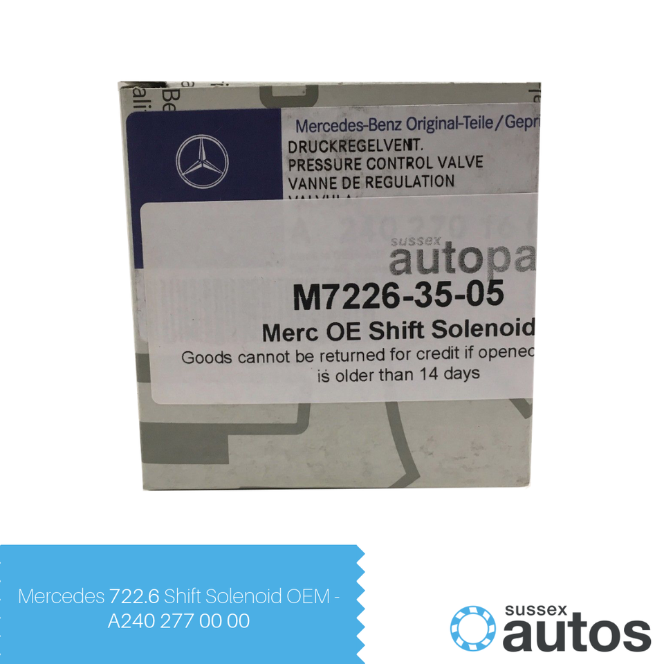 Mercedes 722.6 Shift Solenoid OEM - A240 277 00 00 | eBay