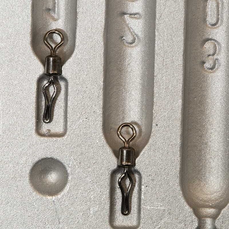 Drop Shot Swivels 100pcs, Line Grip Swivels Drop Shot mould ,Fishing ...