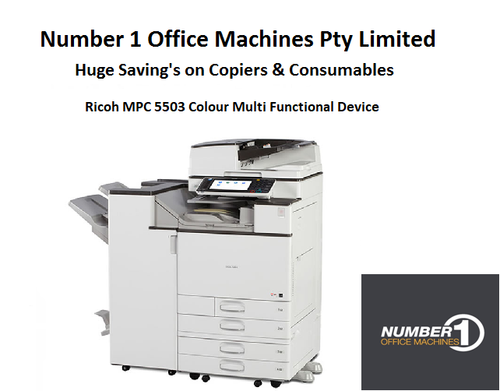 Ricoh MPC 5503 Copy,Print,Email, Duplex, Mobile Print, Single Pass ...