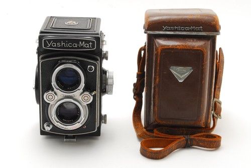 Vintage [ MINT w/case ] Yashica Mat TLR 6x6 Film Camera Lumaxar 80mm F ...
