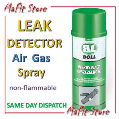 Air , Gas Liquid Leak Detector Spray Aerosol LPG Plumbing Garage Engine ...
