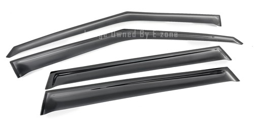 4 Pc Out-Channel Window Visor Sun Shade Rain Wind Fit 22-Up Mitsubishi ...