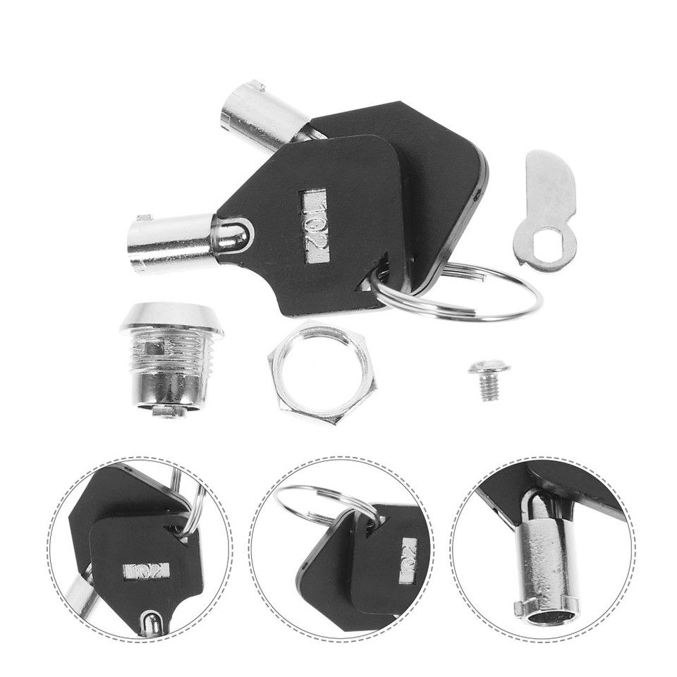 Tubular Key Lock 12mm Cam Lock Cam Lock Fitting Cupboard Locks | eBay