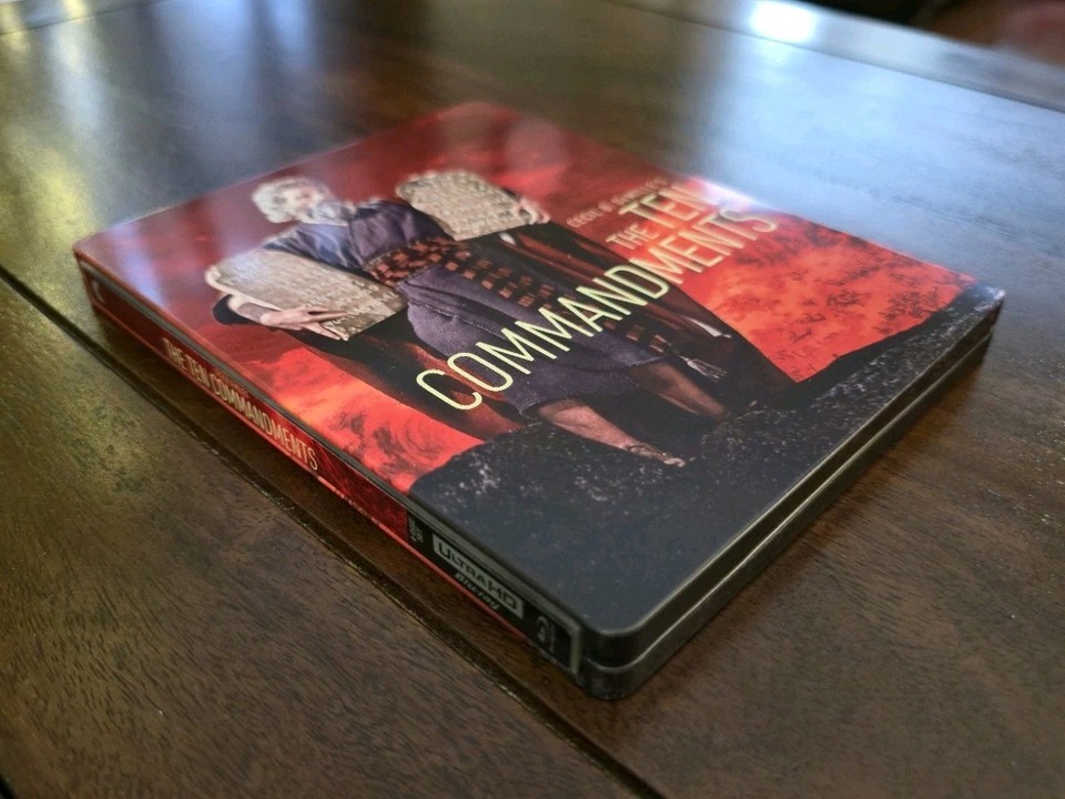 The Ten Commandments 4K Ultra HD UHD Blu-ray Steelbook | eBay