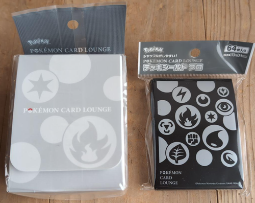 POKEMON CARD LOUNGE Deck Case Sleeve Set Jp Pokemon Center Exclusive ...