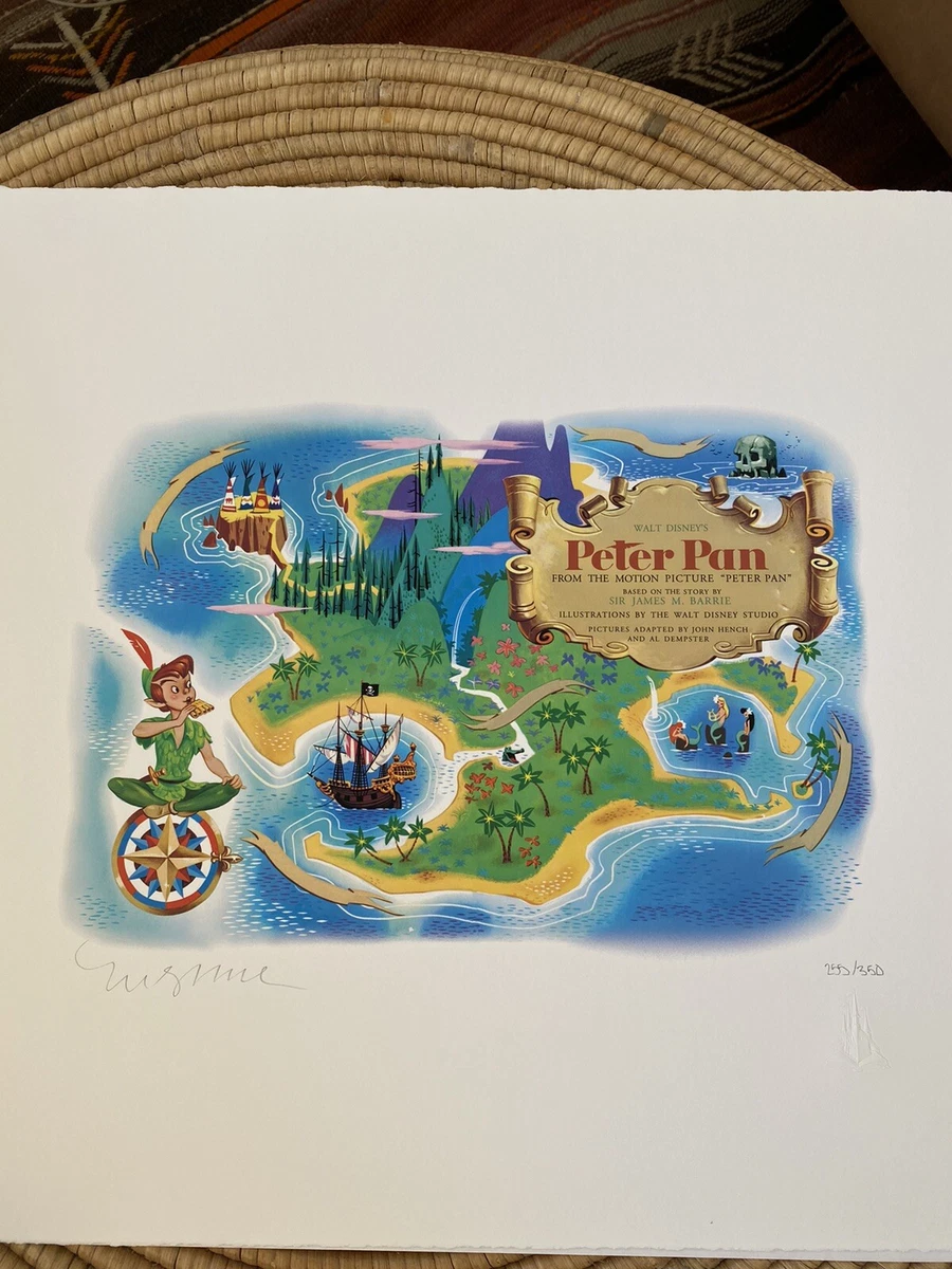 Peter Pan Neverland Map In Movie