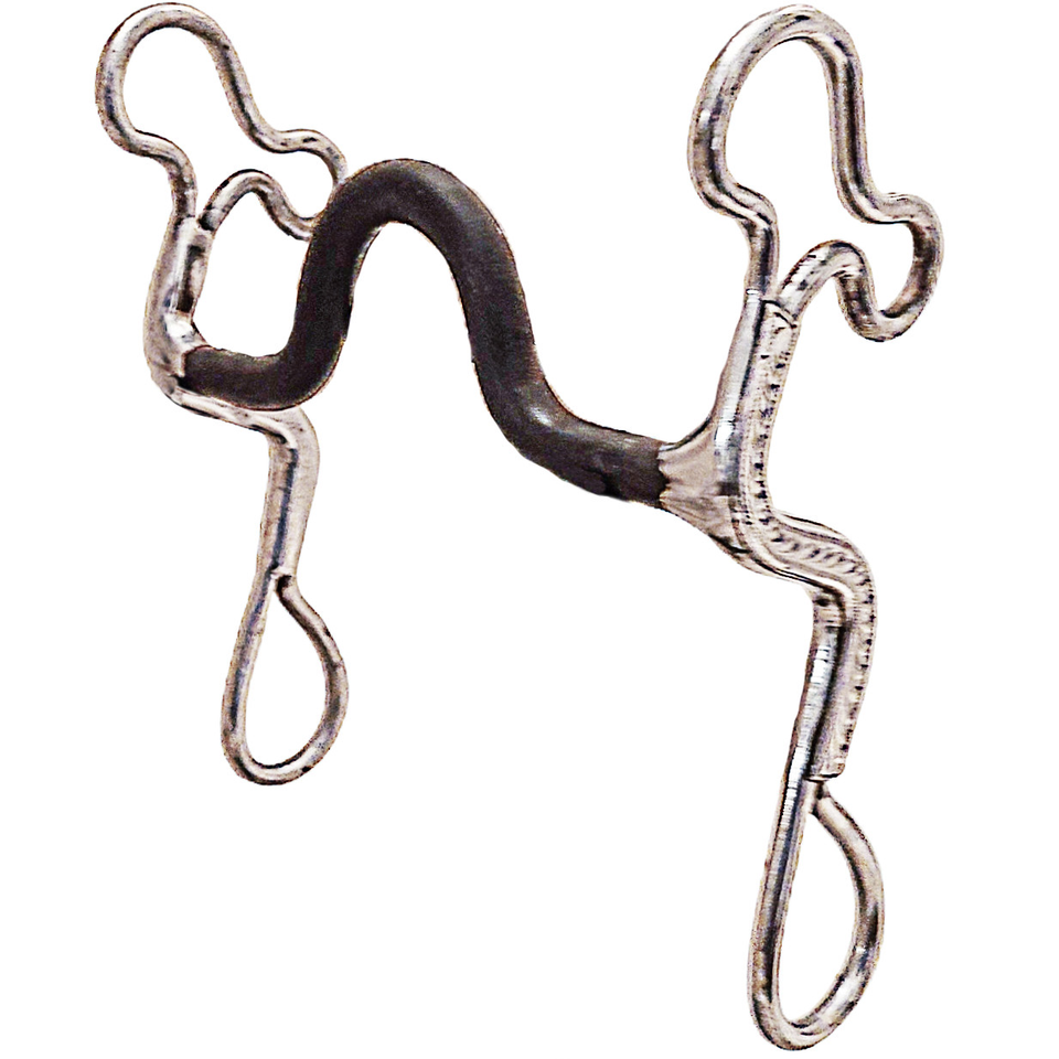 Winchester Sterling Silver Cavalry S Cheeks Short Shank Medium Curb ...