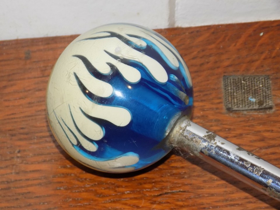 Vintage Motorcycle/Car Glass Shifter Knob and Shaft | eBay