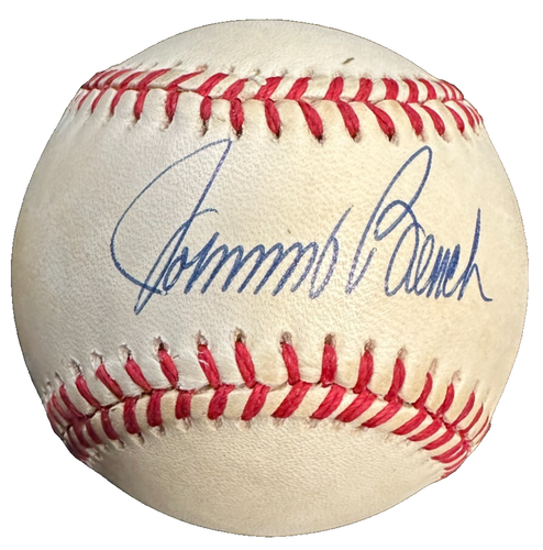 Johnny Bench Autographed Official National Baseball JSA Reds HOF | eBay